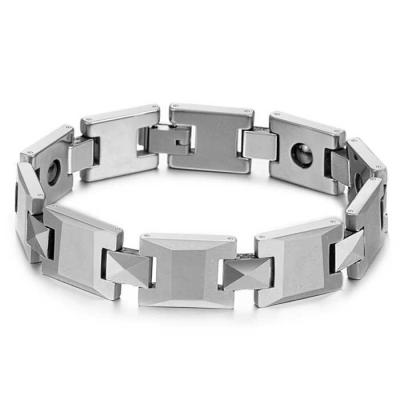 China New Super Fashion Tagor Jewelry Factory Ceramic Tungsten Series Bracelet TYWB079 for sale