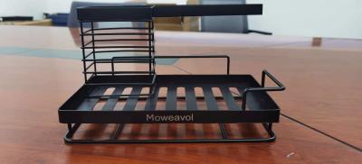 China Moweavol Multi-function Dish Drying Rack Over Sink Display Stand Stainless Steel Kitchen Utensil Storage Shelf Holder for sale