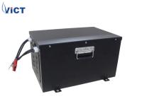 China Lawn Mower LiFePO4 Lithium Ion Battery 48V 50AH With BMS Handle Lift / Metal Case for sale