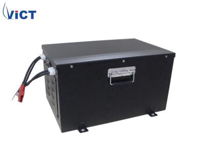 China Lawn Mower LiFePO4 Lithium Ion Battery 48V 50AH With BMS Handle Lift / Metal Case for sale
