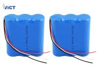 China 1S3P 3.7V 7500mAh 18650 Rechargeable Lithium Battery For Fascia Gun for sale