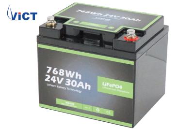 China 4500 Cycles 24V 30Ah LiFePo4 Battery Pack For Golf Cart for sale