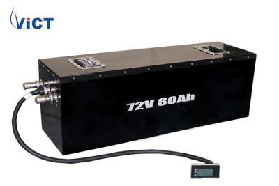 China 72V 80Ah Golf Cart Lithium Polymer Battery Pack IP65 With Iron  Case for sale