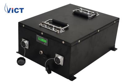 China 48V 220Ah AGV Li Ion Battery With RS232 RS485 CANC URAT Communication Interface for sale