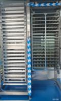 China Tray Stacker Auto Trolley Loader & Unloader with PLC Control System for Bakery Production Lines for sale