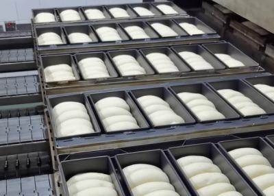 China Continuous Sourdough Proofer Machine with Stainless Steel Construction and Automated Climate Control for Toast Production Lines for sale