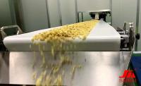 China ISO 9000 SUS304 Automated Grain Crisp Production Line with Steel Belt Tunnel Oven and Independent Temperature Control Zones for sale