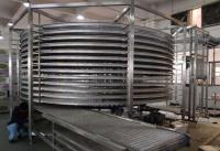 China 304 Stainless Steel 10 Minute Retention Continuous Spiral Cooler with SEW Drive System for Bread Production Lines for sale