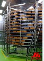 China 380V Multi-Spiral Cooling Conveyor with Direct Drum Drive for Food Processing and Bakery Equipment for sale