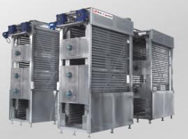 China HACCP Multi-Step In-Line Vertical Bread Baking Cooling Tower with PLC Control and Food Safety Certification for sale