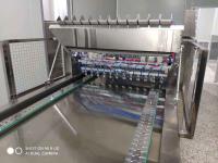 China ABB Motor 220V Automatic Cream Injection Cake Production Line with 15-130cc Depositor and 110-150 Bags/Min Packing for sale