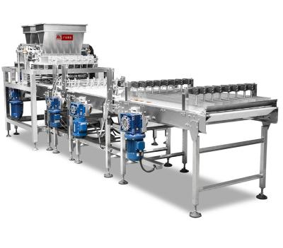 China ISO 9000 220V 2.5KW Commercial Cake Depositor with Jam Injector for Sponge Cake Production for sale