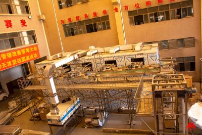 China ISO9000 304 Stainless Steel Automatic Toast Production Line with 2m Oven Sections and Custom Cooling Tower for sale