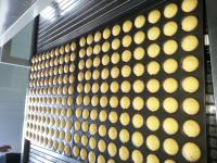 China PLC Castella Cake Production Line - 850mm Conveyor Width, 110-150 Bags/Min Packing Speed for sale