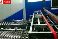 China Flip Over Depanner Chicken Floss Cake Automatic Production Line with Tunnel Oven and Spiral Cooler for sale