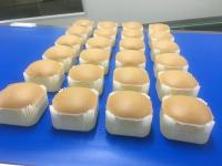 China CE SUS304 Semi Automatic Sponge Cupcake Production Line with 850mm Conveyor and 15-130cc Depositor Capacity for sale