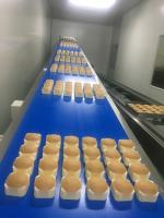 China CE SUS304 Semi Automatic Sponge Cupcake Production Line with 850mm Conveyor and 15-130cc Depositor Capacity for sale