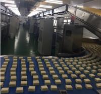 China 350kg/H Automated Bakery Production Line with 1M Working Width and 0.6-1.2mm Adjustable Sheeting for Sandwich & Layer Cakes for sale