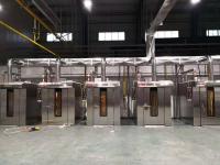 China 3 Hot Air Outlets Food Grade Rotary Rack Oven - 16/32/64 Tray Capacity, 1300kg Weight, 380V Power for sale