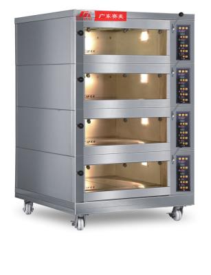 China 3.1KW 380V Rotating Oven for Bakery - 2500-3000 Bread Capacity, 600×800mm Trays for sale