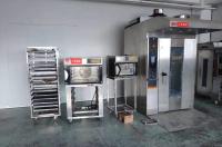 China Double Layer Tempered Glass 32 Trays Rotary Rack Oven - 2280×1660×2430mm, 1300kg Commercial Bakery Equipment for sale