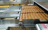 China ISO9000 PU Belt Continuous Automatic Bread Production Line with 2m Oven Sections and Multi-Level Proofing System for sale