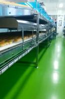 China PLC Control 1000kg/H Automatic Sweet Bun Production Line with Tunnel Oven and Depanning System for sale