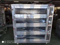 China 1300kg Capacity 400×600mm Tray Electric Rotary Bread Baking Oven with Gas & Diesel Options for sale