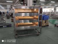 China 1300kg Capacity 400×600mm Tray Electric Rotary Bread Baking Oven with Gas & Diesel Options for sale