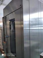 China Stainless Steel 32-Pan Capacity 380V Gas Rotary Rack Oven with Hot Air Circulation System for sale