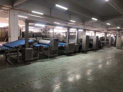 China Chapatti Pita Bread Production Line with Adjustable Thickness 0.5-30mm and Custom Cutting Options for sale