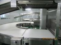 China S Shape Food Industry Conveyor - 90° & 180° Modular Belt Turning System for Cake & Bread Cooling for sale