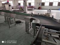 China 90 Degree Curved Food Conveyor System - Modular Turning Belt Conveyor for Food Processing Industry for sale