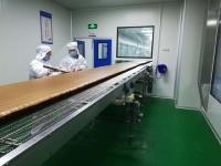China CE 90 Degrees Turning Mesh Belt Food Conveyor System with Single & Multi-Layer Design for Industrial Cooling Applications for sale