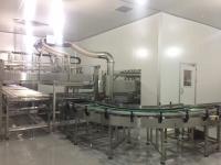 China 90 Degrees Curved Conveyor for Baking Pan Handling - Modular Belt System with Removable Turning Device for sale