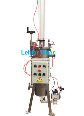 China Customizable Pneumatic Air Cylinder Pushing Automatic Self Cleaning Filters For Industrial Filtration for sale