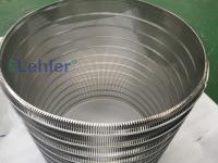 China Ss316l Stainless Steel Wedge Wire Screen Waste Water Treatment for sale