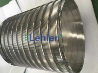 China Ss316l Stainless Steel Wedge Wire Screen Waste Water Treatment for sale