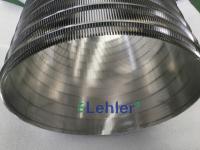 China 0.25mm Slot Welded Wedge Wire Screen Cylinder Wire Mesh Filter for sale