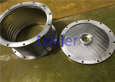 China Good Roundness Basket Mill Double Screens With Harden Chrome Surface for sale