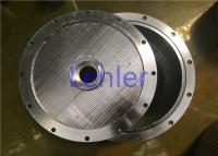 China Good Roundness Basket Mill Double Screens With Harden Chrome Surface for sale