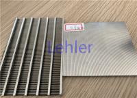 China Slot 60 Microns Wedge Wire Screen For Static Sieves / Dewatering ISO9001 for sale