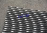 China Slot V Wire Screen Flat Panel No Frame With Smooth Filtration Surface for sale