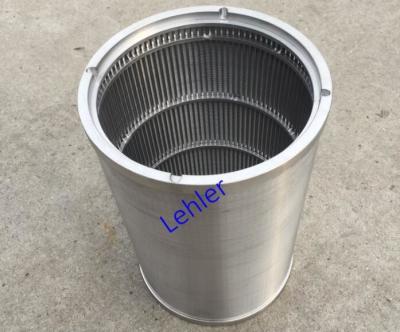 China NETZSCH Basket Mill / Bead Mill Screen 230mm*165mm High - Precision Slot Sizes for sale