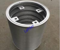 China NETZSCH Basket Mill / Bead Mill Screen 230mm*165mm High - Precision Slot Sizes for sale