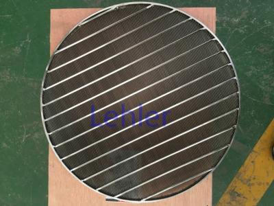 China SUS 316L Basket Mill / Bead Mill Screen Flat Panel Diameter 377MM Slot 0.4MM for sale