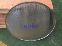 China SUS 316L Basket Mill / Bead Mill Screen Flat Panel Diameter 377MM Slot 0.4MM for sale