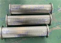 China SS316L Screen Filter , 0.25mm Filtration Rate Wedge Wire Cyliners for sale