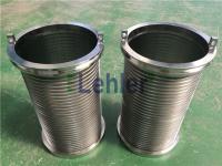 China WWE-178 Wedge Wire Filter Elements Long Slit High Flow Rate ISO Certification for sale