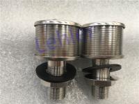 China LH52 Stainless Steel Filter Nozzles Larger Slot Opening Area Long Lifespan for sale